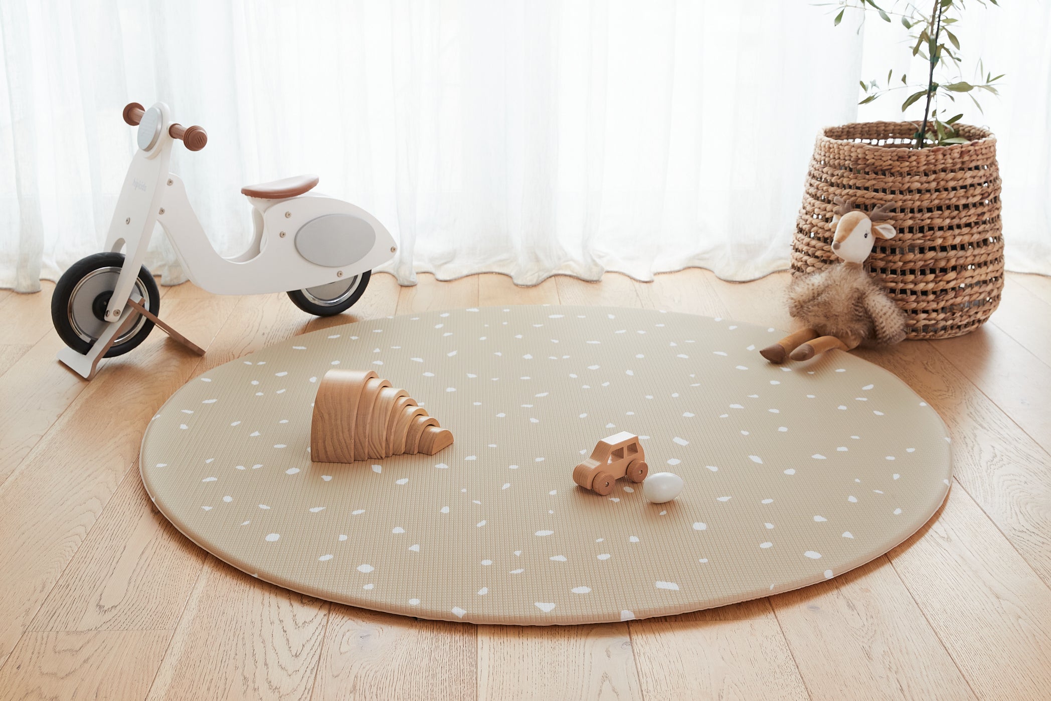 Terrazzo Natural Play Mat (Round) – Harlow & Co Kids